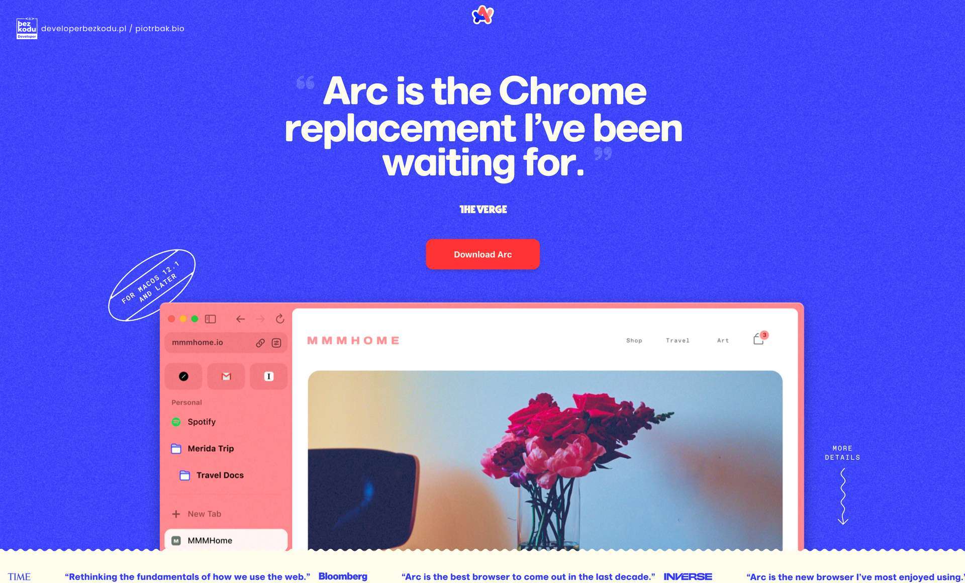 Przeglądarka Arc - Poznaj nowe funkcje!