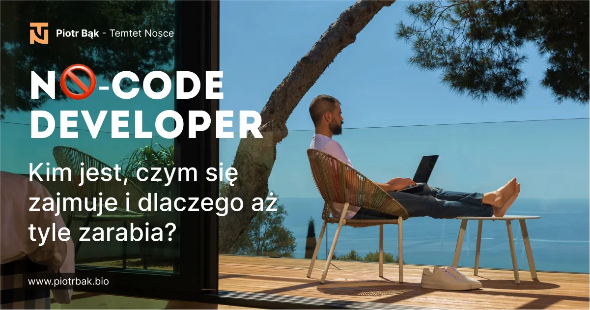No-Code developer zawód przyszłości